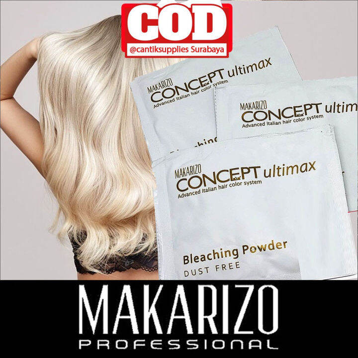 Makarizo Concept Ultimax Bleaching Powder Sachet 15gr | Lazada Indonesia