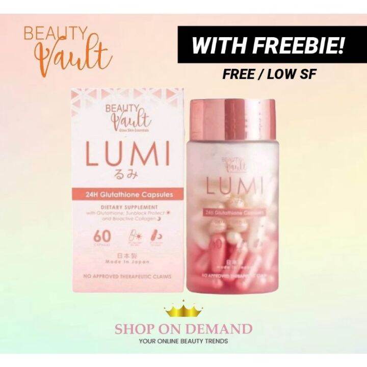 ©LUMI 24H GLUTATHIONE CAPSULES (60 Capsules) 100 ORIGINAL | Lazada PH