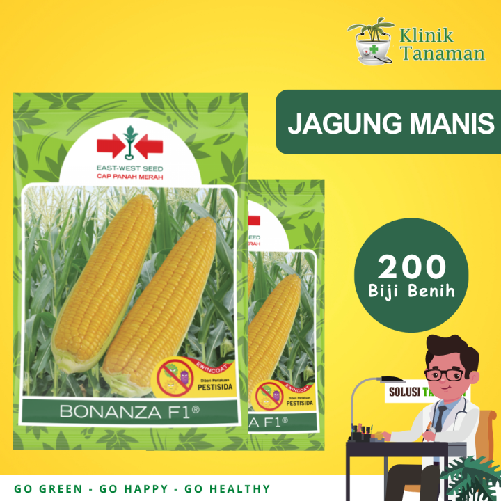 [200 Butir] Jagung Manis Bonanza F1 Cap Panah Merah - Benih Jagung Manis Bonanza F1 Isi 200 Biji ...