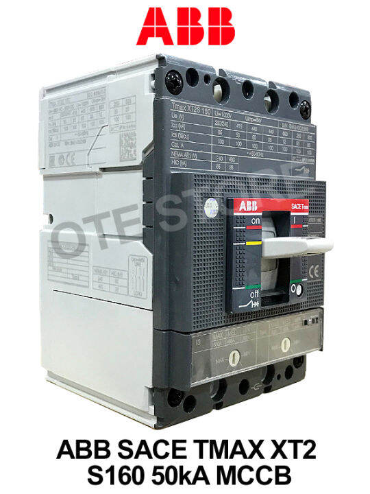 ABB SACE TMAX XT2 S160 50kA 3 Pole MCCB (63A / 100A) | Lazada