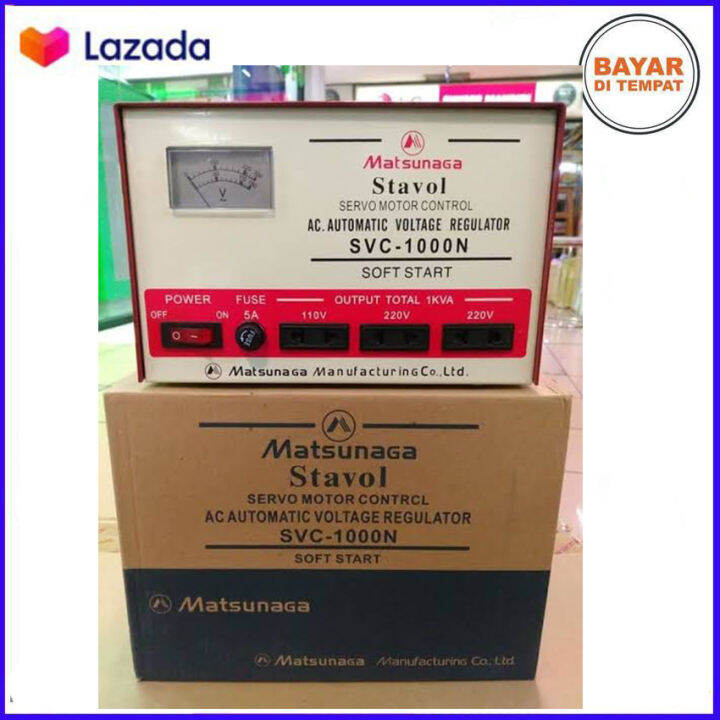 Stabilizer Matsunaga 1000watt 1000 Watt 1000w Stavol Svc 1000n | Lazada Indonesia