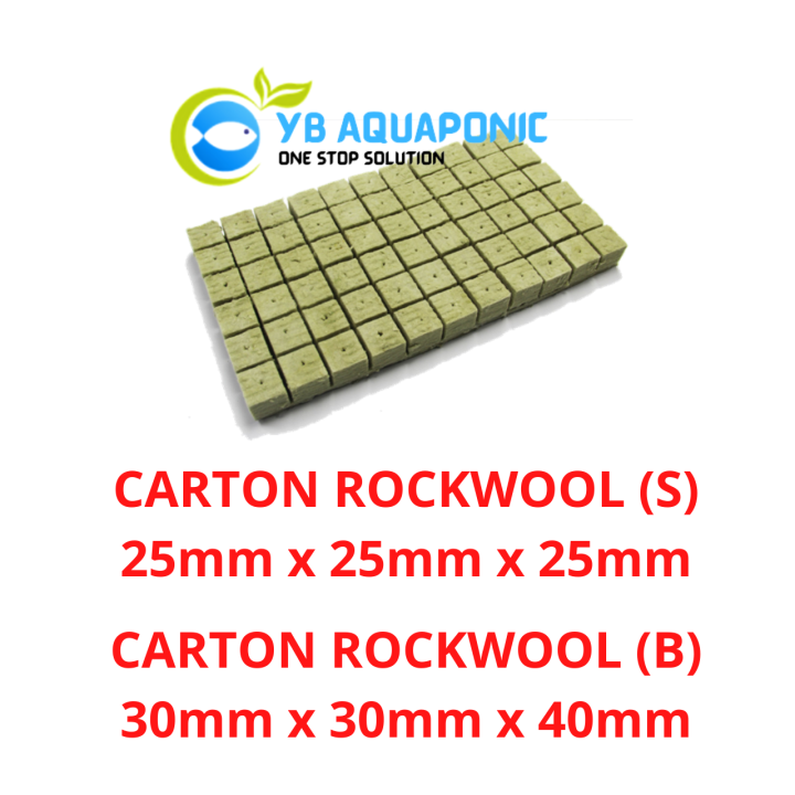 Rockwool Cube Carton for Hydroponic Aquaponic Seed Germination Rock ...