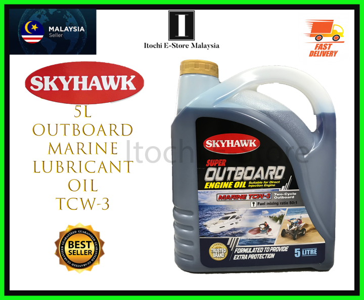 【ready Stock In Malaysia】skyhawk Tcw 3 Outboard Marine Lubricant Speed