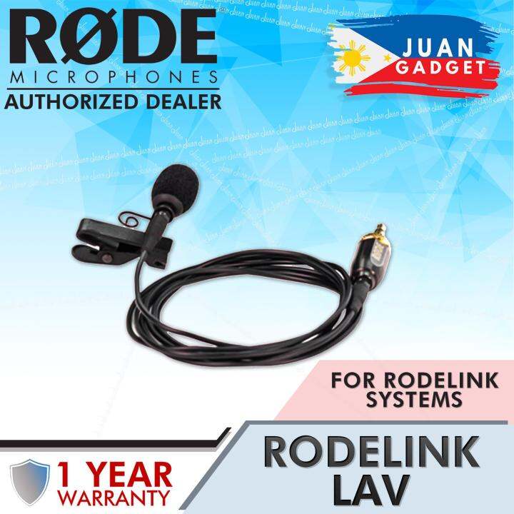 RODE RODELink Lav Omnidirectional Lavalier Microphone for RODELink Systems | JG Superstore ...
