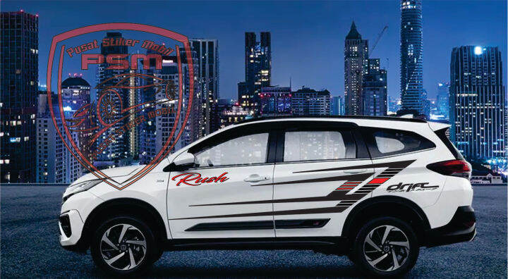 NEW CUTTING STICKER MOBIL ALL NEW TERIOS STICKER STIKER MOBIL DAIHATSU ...