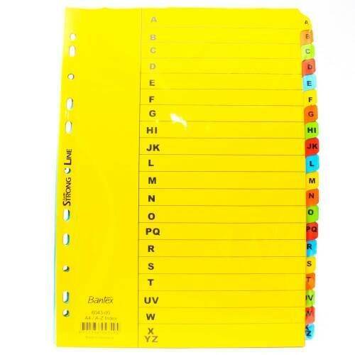 Pembatas File A4 A-Z /Divider Bantex 20 Pages Murah | Lazada Indonesia