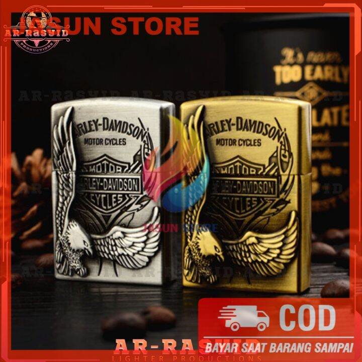 Korek Api Roda Api Gas Motif Harley Davidson | Lazada Indonesia