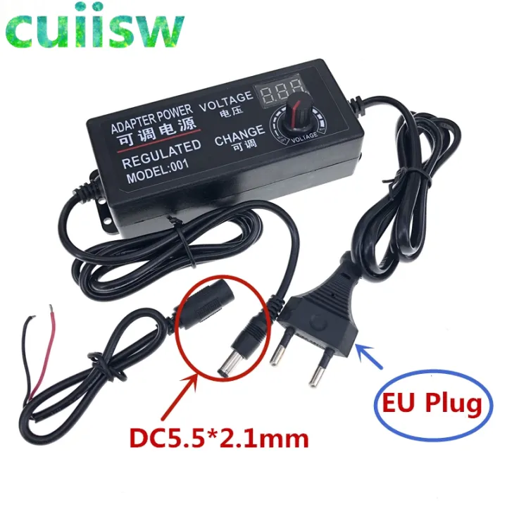 Adjustable AC To DC Power Supply 3V 5V 6V 9V 12V 15V 18V 24V 2A 3A 5A ...