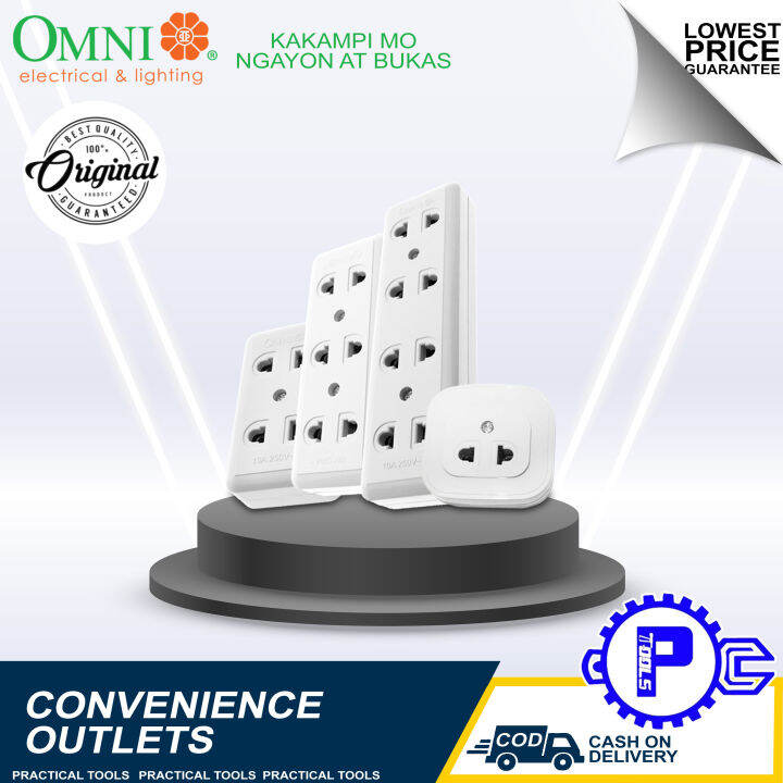 Omni Surface 1-Gang Convenience Outlet 10A - WSO-001, WSO-002, WSO-003 ...