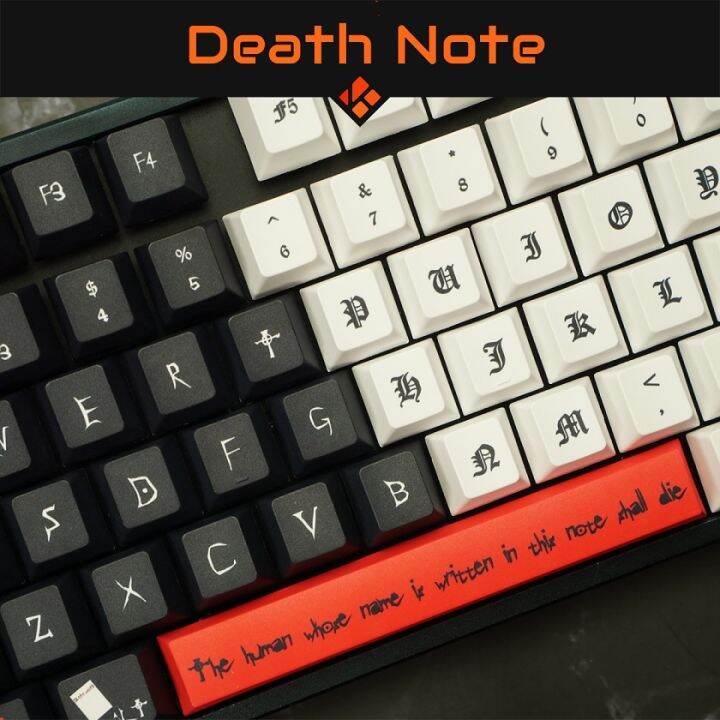 Keycap Death Note PBT profile Cherry in dyesub 134 nút cho bàn phím cơ ...