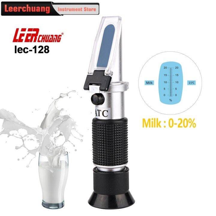 LEERCHUANG Refractometer Milk Analyzer Digital Concentration Milk Meter ...