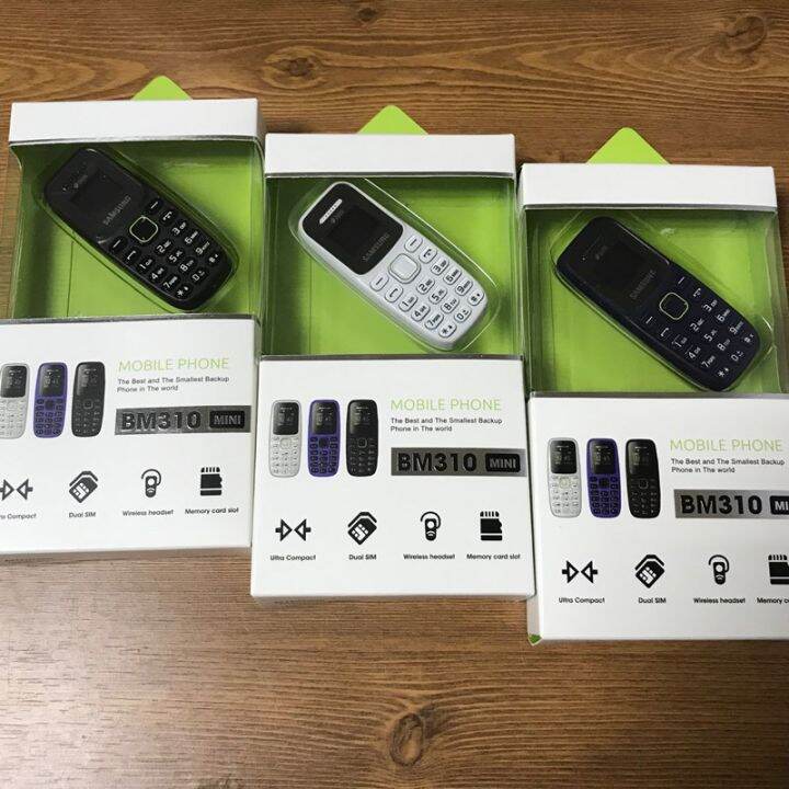 BM310 Mini keypad Phone Original With Bluetooth Dual Sim Basic feature ...