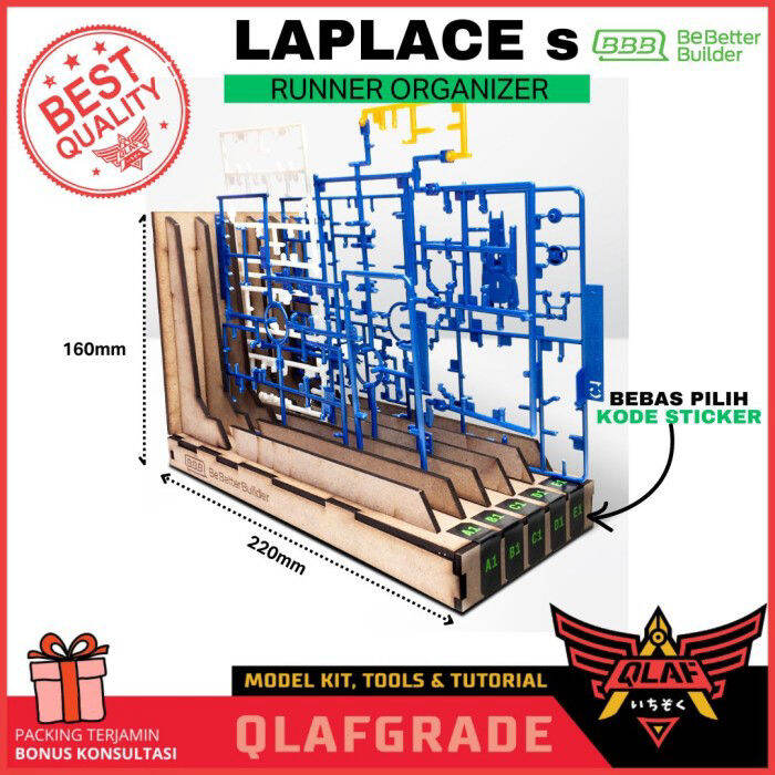 New Runner Organizer LAPLACE S tempat sprue holder model kit gundam ...