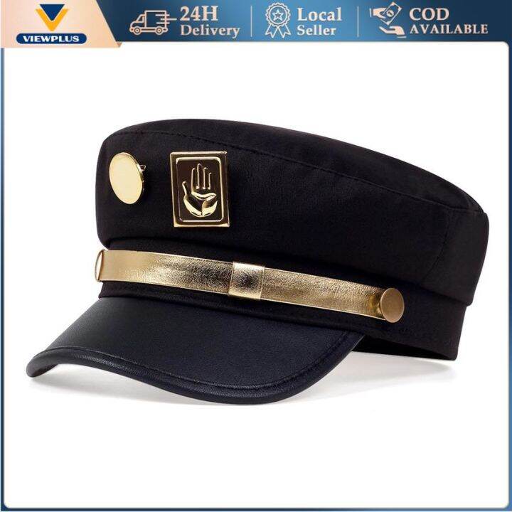 Anime Jojo 's Bizarre Adventure Hat Jotaro Kujo Joseph Cap Adjustable ...