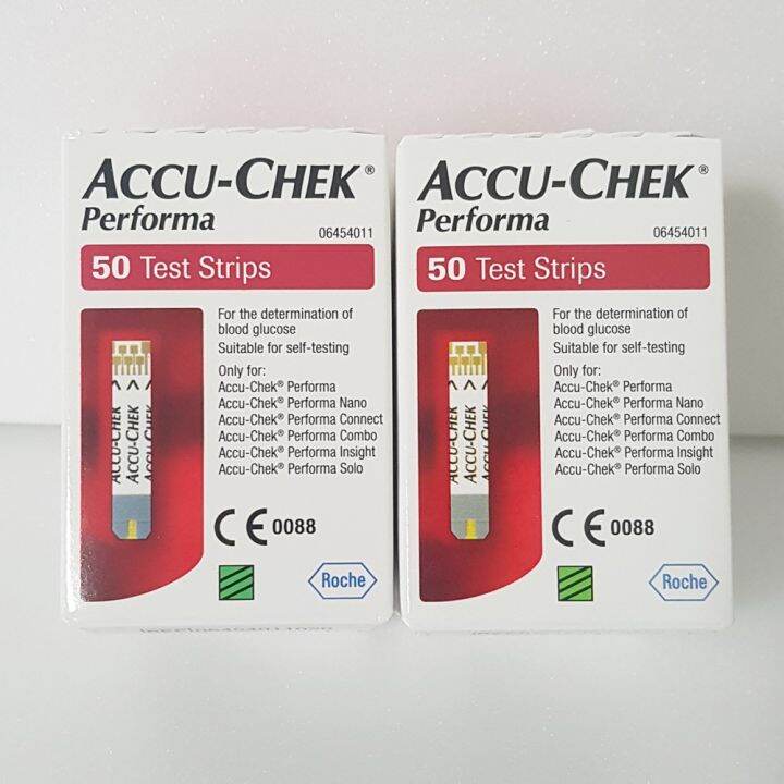 Accu-Chek Performa 100 Test Strips Sheets for Performa Combo Connect ...