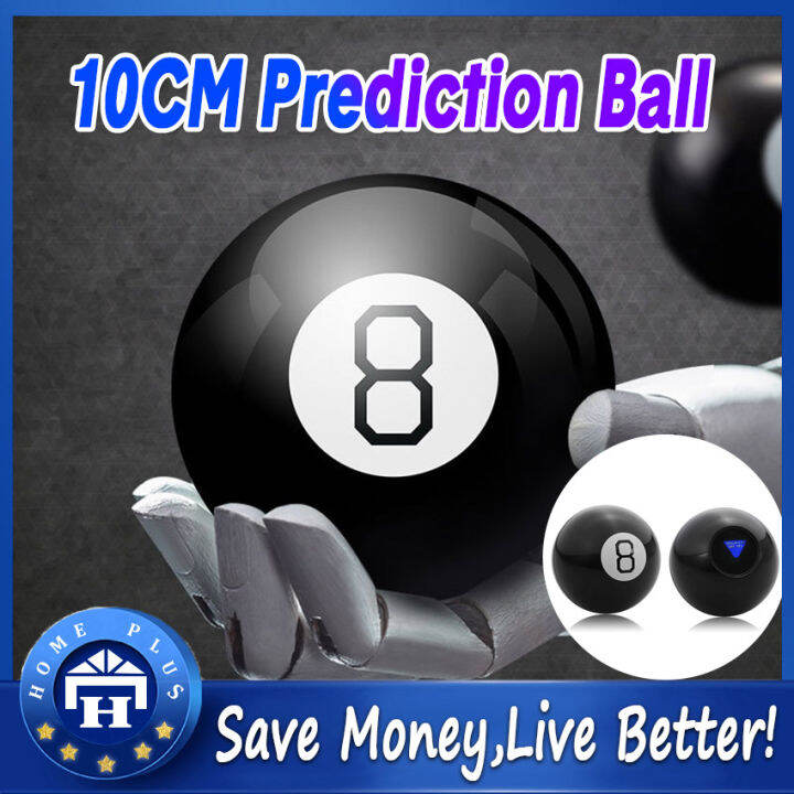 【Local delivery】 10CM Magic Ball Prophecy Magic Ball Black 8 Magic ...