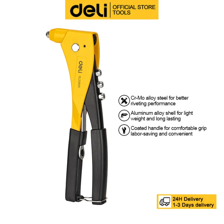 Deli Reviter Tools Original Riveter Tools Heavy Duty Hand Riveter Rivet ...