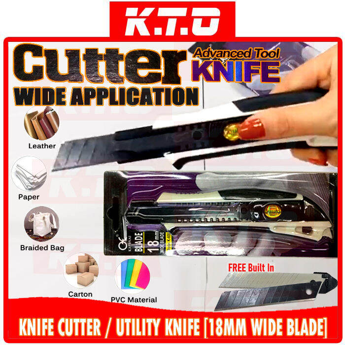 HIGH QUALITY CUTTER KNIFE / UTILITY KNIFE / PLASTIC CUTTER / REFILL ...