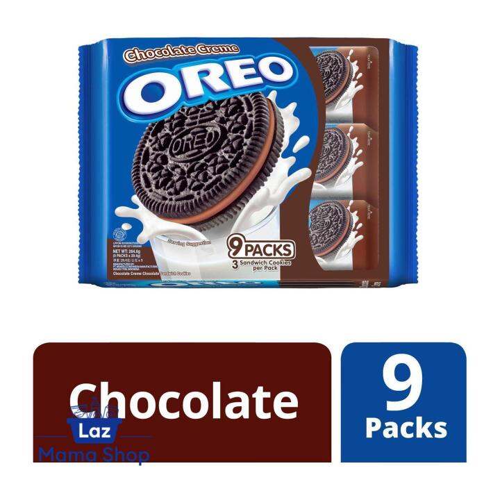 Oreo Chocolate Cream Filled Chocolate Sandwich Cookies Multipack (Laz ...