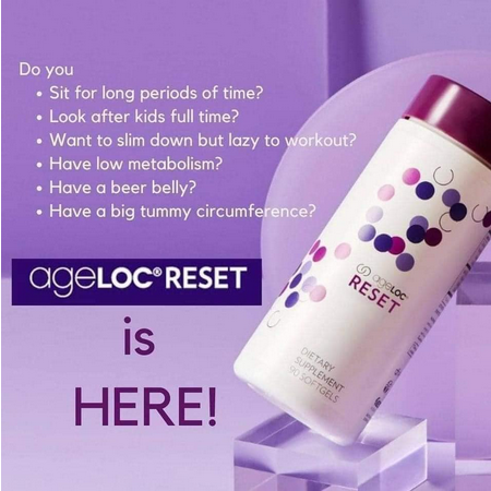 Ready stock! Nuskin Nu Skin Ageloc Reset / Ageloc Meta (60 softgels ...