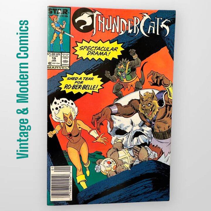 Thundercats 19 Published Jan 1988 by Marvel/Star Comics.. Art by James ...