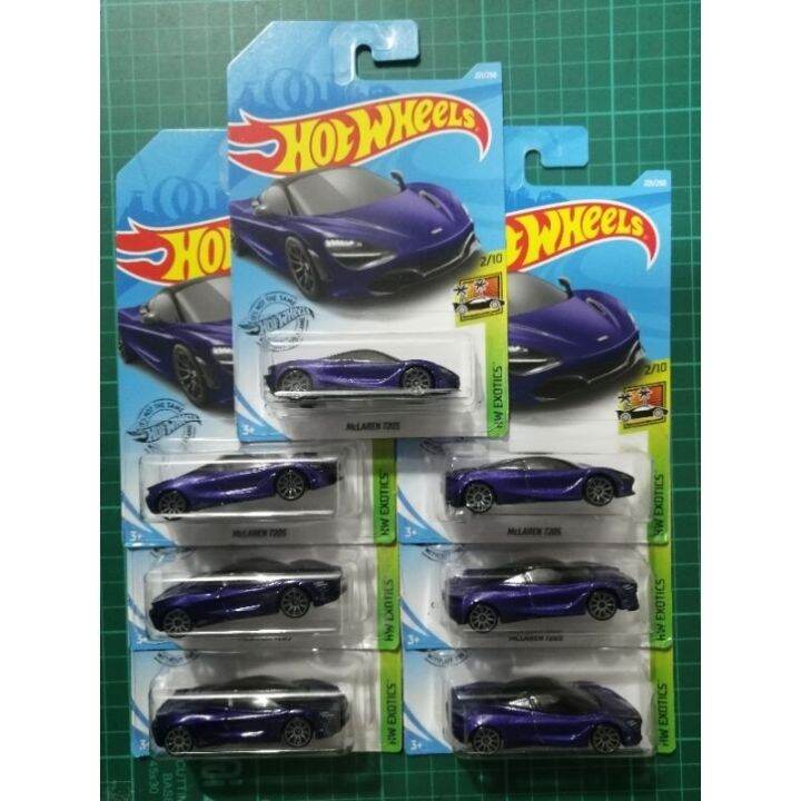 Hot Wheels McLaren 720S Speedtail orange violet HW Exotics 1:64 diecast ...