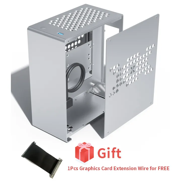 ZZAW A1 PC Desktop Mini Micro Slim Portable ITX Computer Case 2021 Support FLEX-1U Power Supply ...