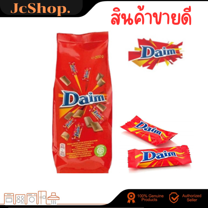 ช๊อคโกแลตดาอิม Daim Caramel Chocolate 200g. BBE: (Made in Sweden ...