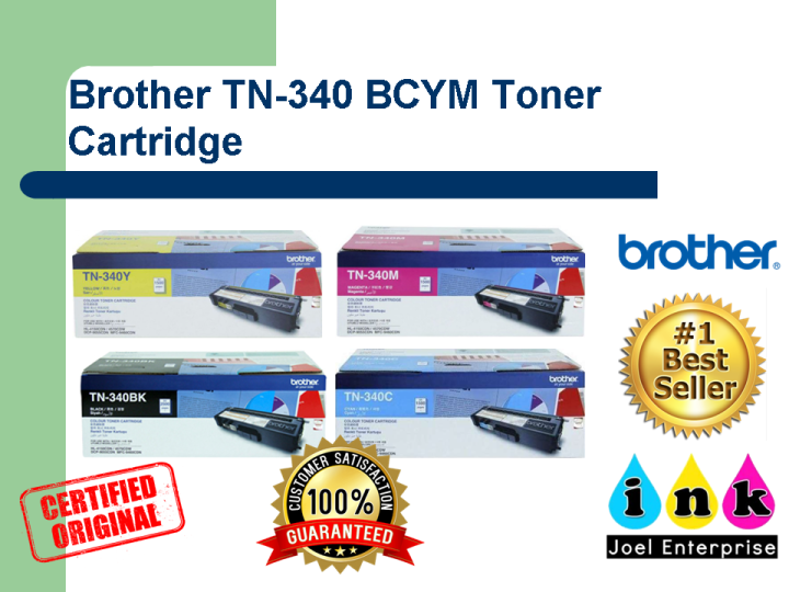 Brother TN-340 (BCYM) Toner Cartridge | Lazada PH