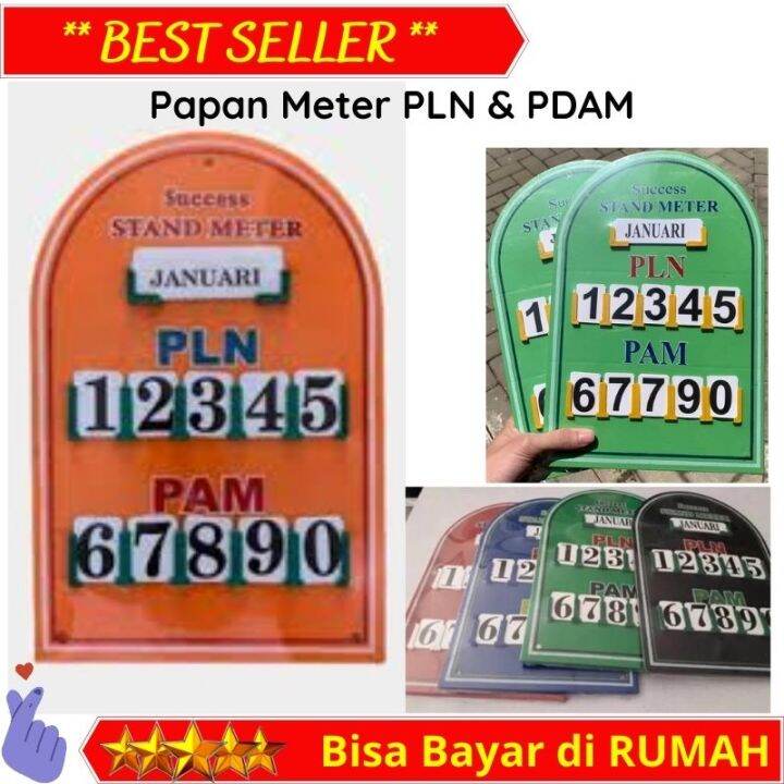 [PROMO COD] Papan Meter PLN PDAM / Papan Stand Meter PLN dan Air ...