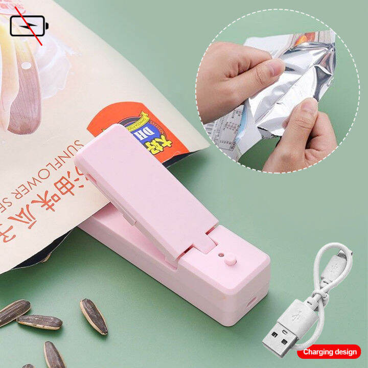 FG USB Charging Sealing Machine 2 In 1 Mini Heat Sealer Portable ...