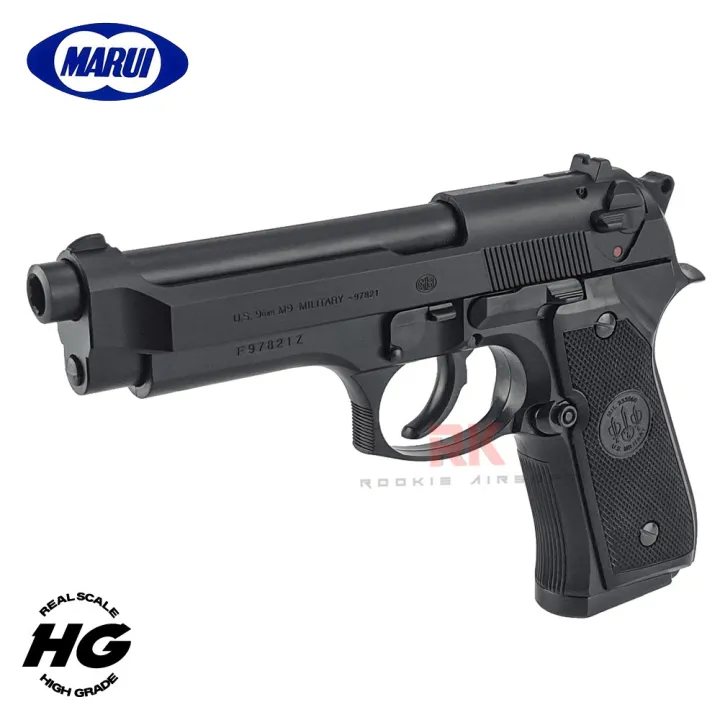 โปรโมชั่นสินค้าใหม่ Tokyo Marui M92F Military Model Spring Pistol Black (HG, Hop Up) ปืน อัดลม ...
