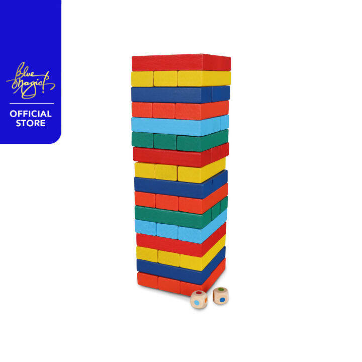 Blue Magic Wood Tower Big Jenga | Lazada PH