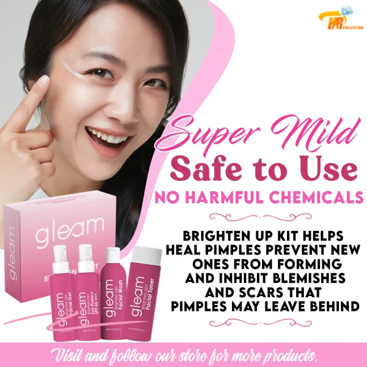 Gleam Brighten Up Kit ( New Packaging ) Mild Rejuvenating, Micro ...