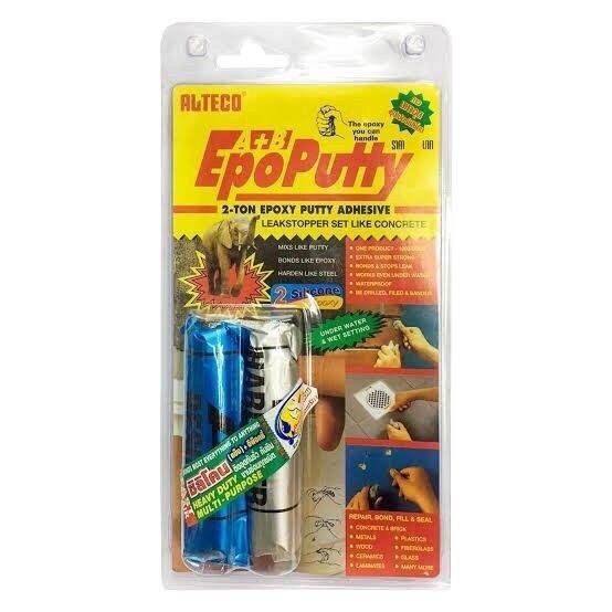 Woww สุดคุ้ม 100 กรัม ALTECO Epoxy Putty A+Bอีพ๊อกซี่ ซิลิโคนอีพ๊อกซี่พุตตี้ 100g TA ราคาโปร กาว ...