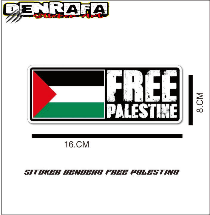 STICKER BENDERA PRINT FREE PALESTINA | Lazada Indonesia