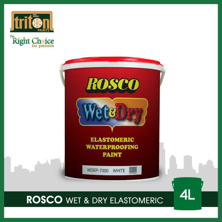 ROSCO Wet & Dry Elastomeric Paint | Lazada PH