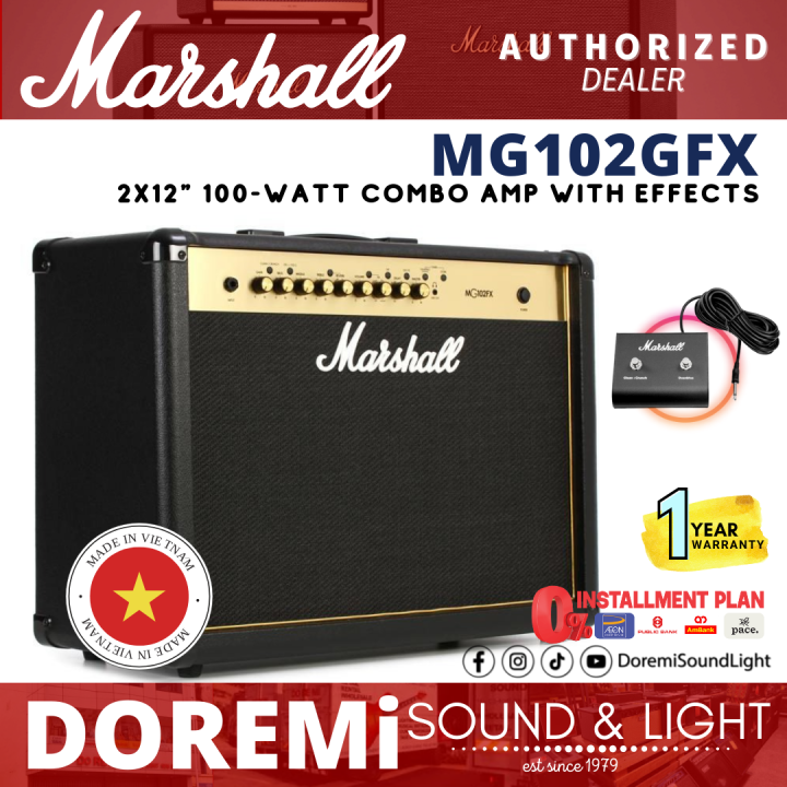 Marshall MG102GFX 100-watt 2x12" Combo Amplifier with Effects (MG100FX ...
