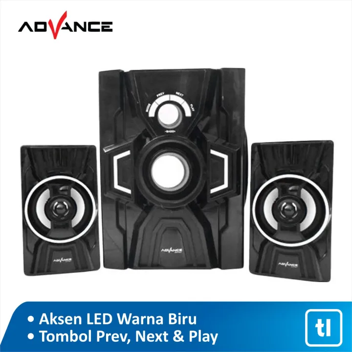 Advance M20bt Speaker Besar Bluetooth Fm Radio Subwoofer 2 1ch Power
