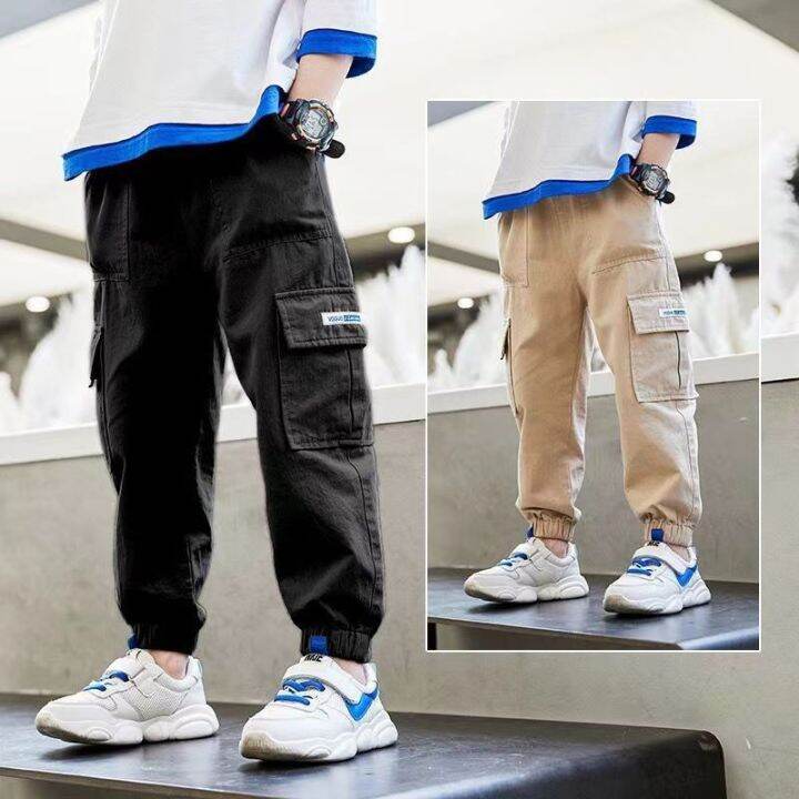 5-18Y Boys Long Pants Sweatpants Long Trousers Summer Kid jogger pant ...