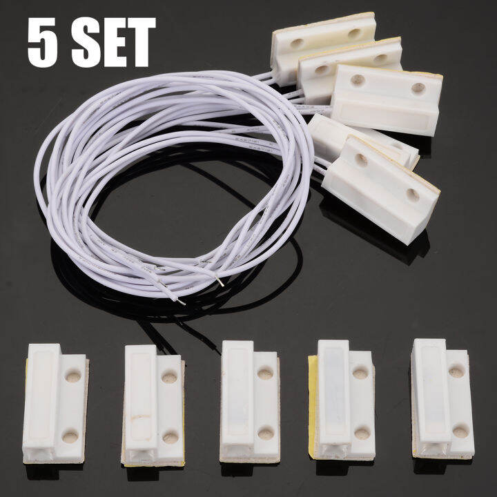 Idealhere 5 Set Recessed Door Window Contact Wire Magnetic Switch ...