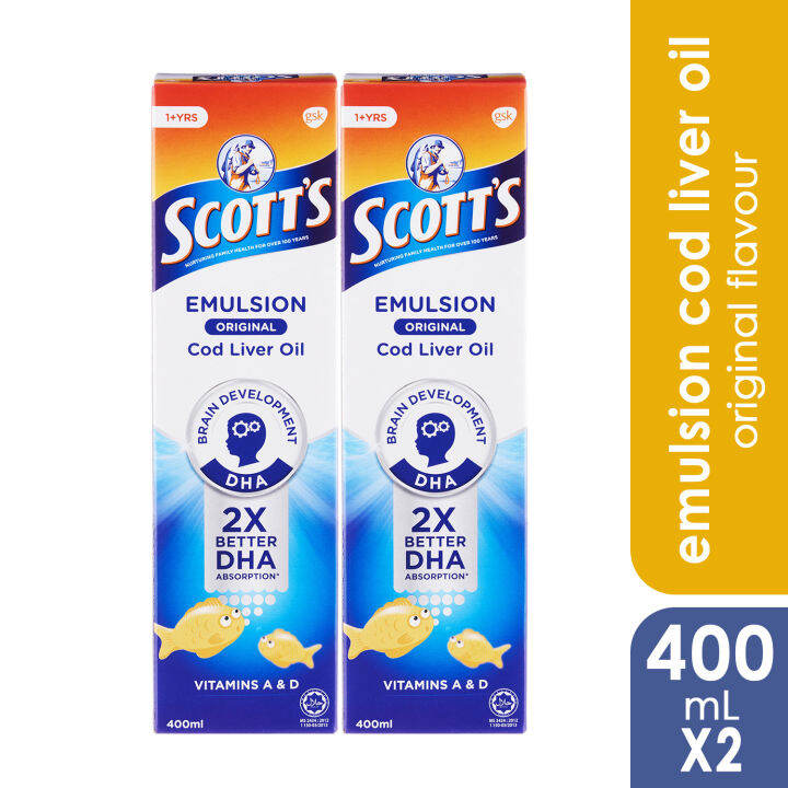 Alpro Pharmacy Scotts Emulsion Original 2 x 400ml | Lazada