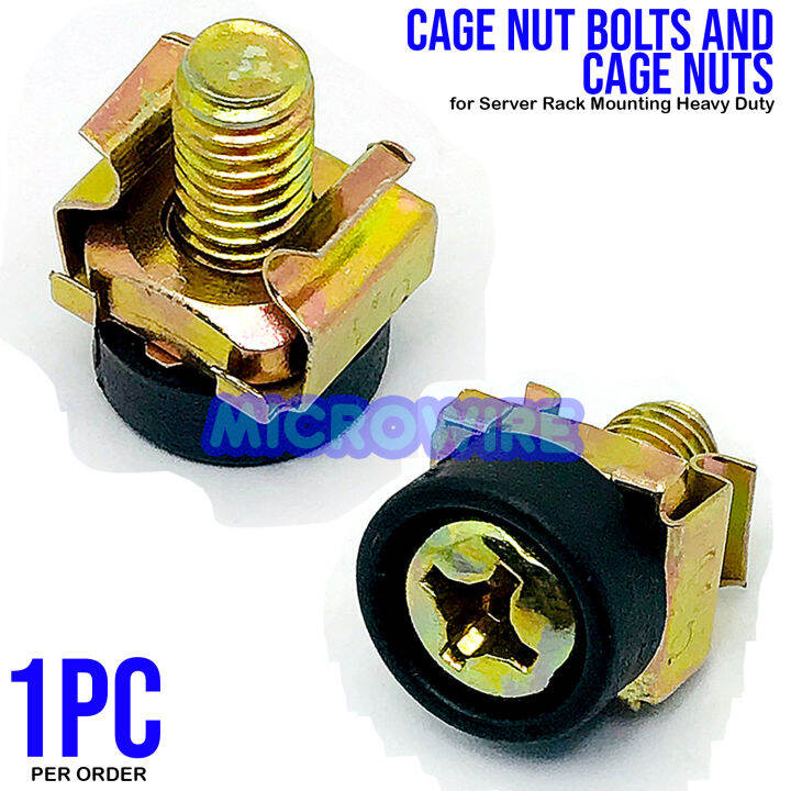 Cage Nut Bolts and Cage Nuts for Server Rack Mounting | Lazada PH