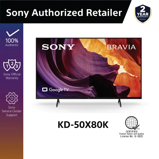 Sony KD-50X80K/ X80K | 4K Ultra HD | High Dynamic Range (HDR) | Smart ...