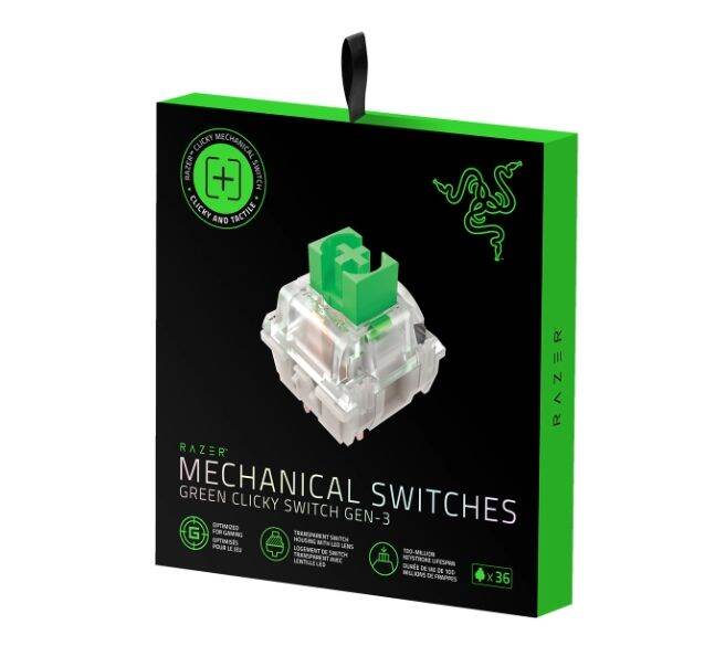 Razer Mechanical Switches Pack – Green Clicky Switch - World | Lazada.co.th