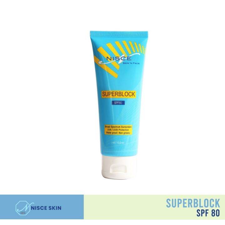 NISCE SKIN BASICS Superblock Spf 80 50Ml | Lazada PH