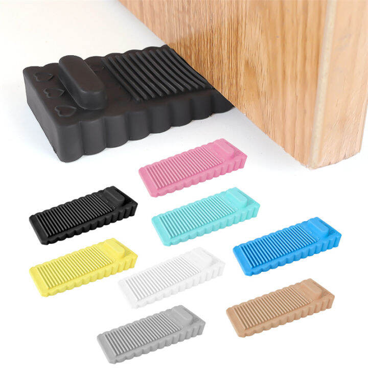 Safety Silicone Door Stop Stoppers Block Wedge Doorstops Door Stopper ...