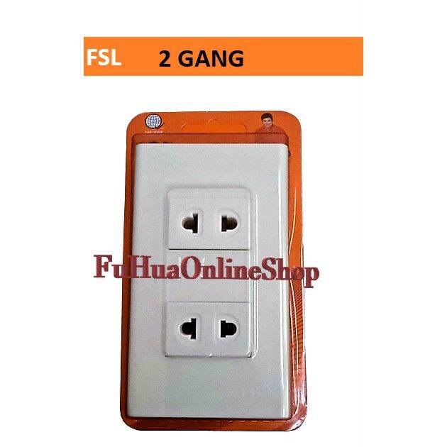 FSL UNIVERSAL OUTLET (1-GANG/ 2-GANG/ 3-GANG and DUPLEX OUTLET) belt for men | Lazada PH