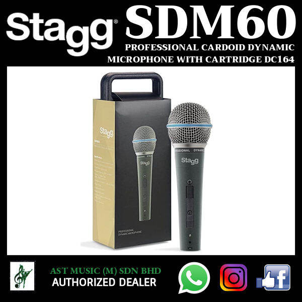 Stagg Professional Dynamic Vocal & Instrument Microphone (SDM60) | Lazada