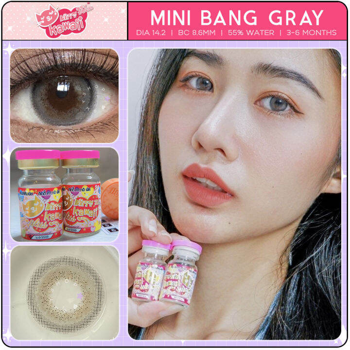 Mini Bang Gray Kitty Kawaii | Gwyshop | Lazada PH